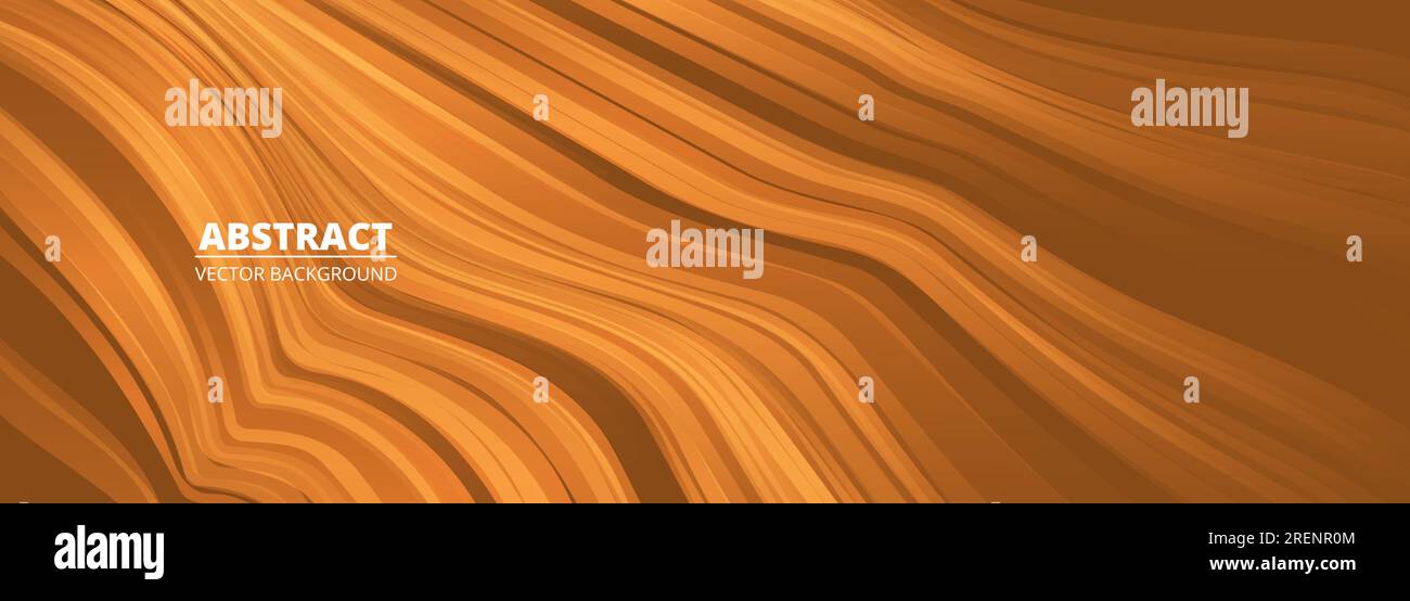 Wavy abstract modern background with woody pattern. Vector illustration ...