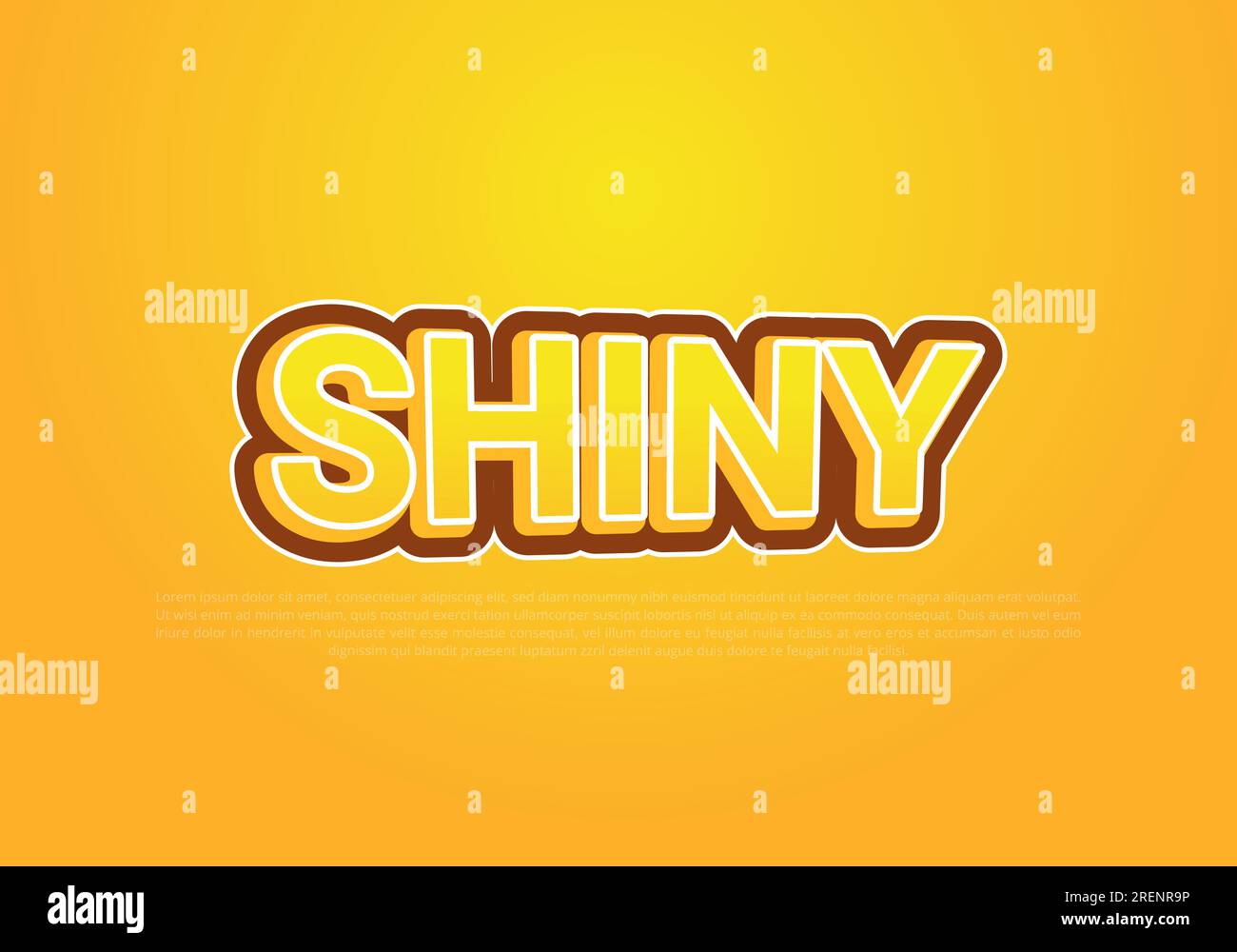 Crunchy text effect template with 3d bold style use for logo Pro Vector ...