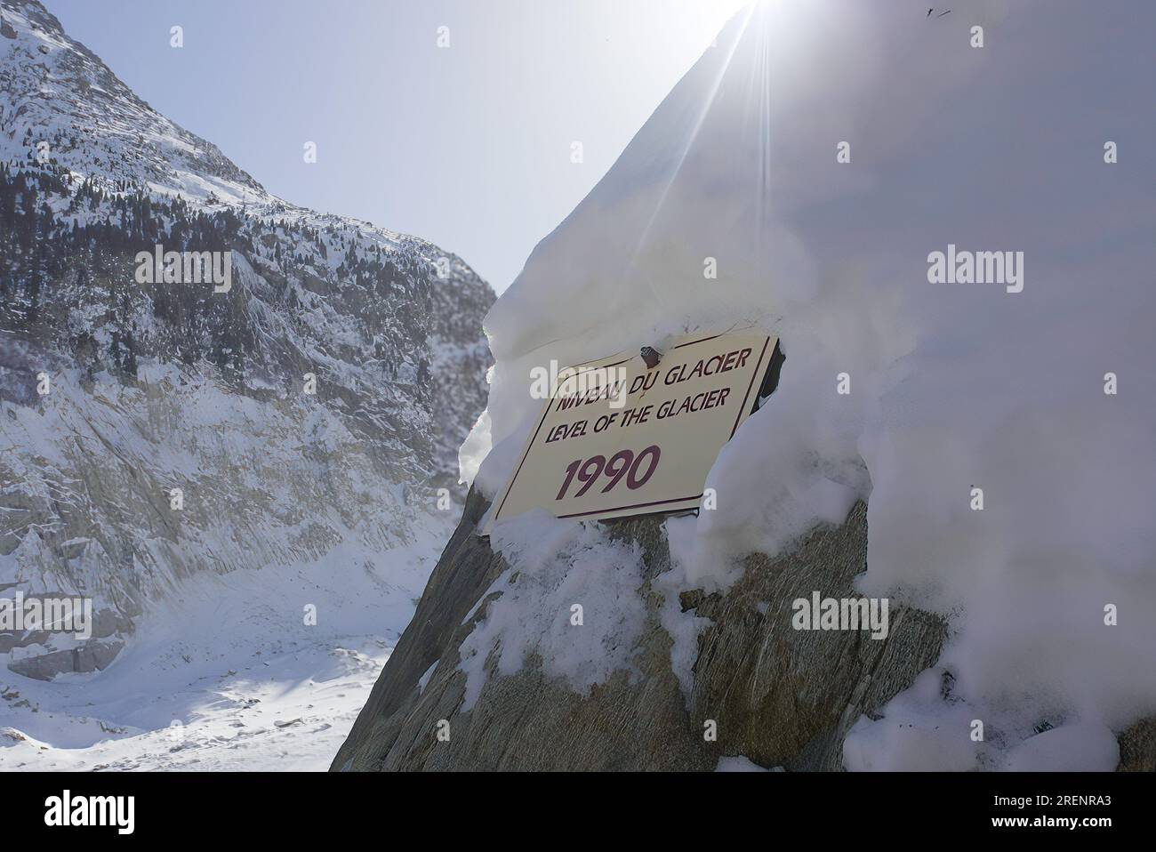 A vanishing "sea of ice Stock Photo - Alamy