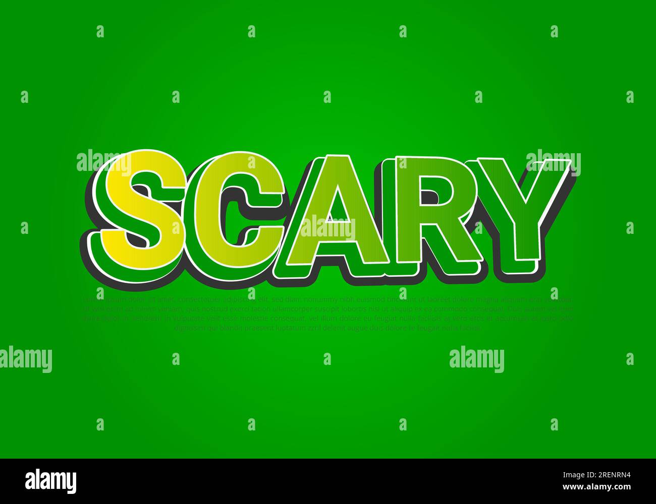 Crunchy text effect template with 3d bold style use for logo Pro Vector ...