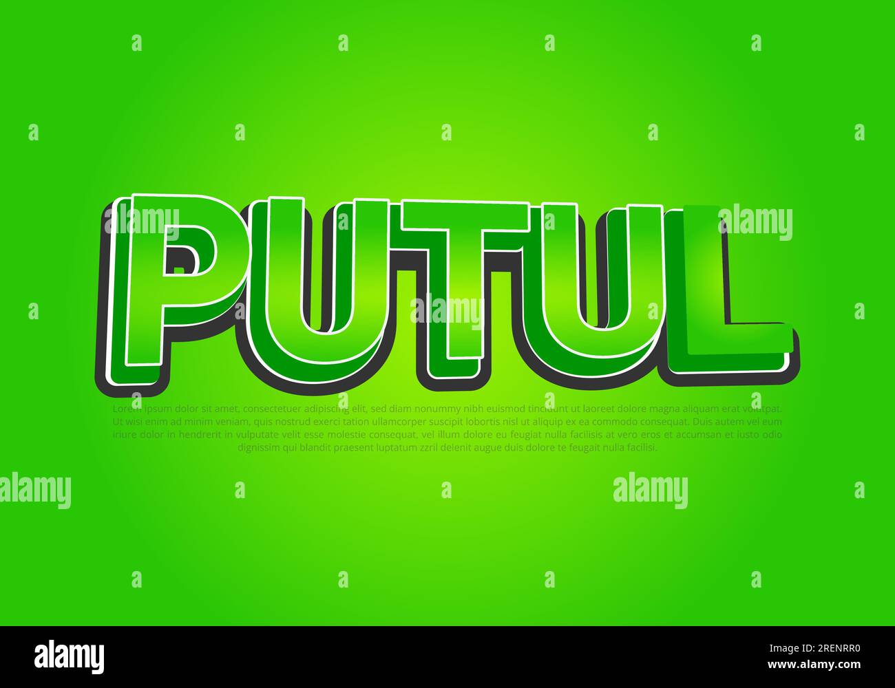Crunchy text effect template with 3d bold style use for logo Pro Vector ...