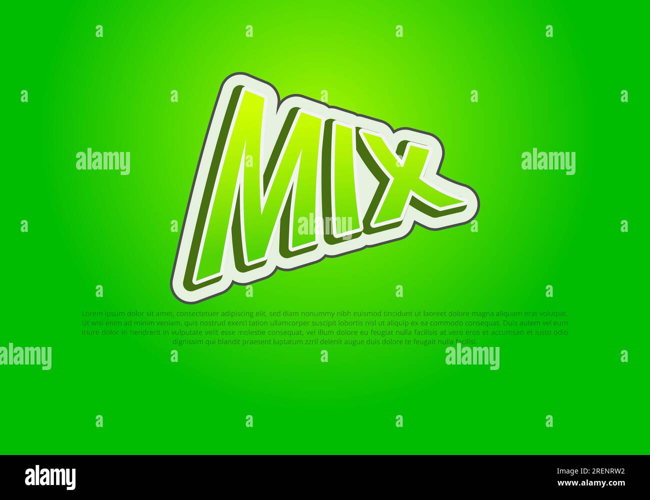 Crunchy text effect template with 3d bold style use for logo Pro Vector ...