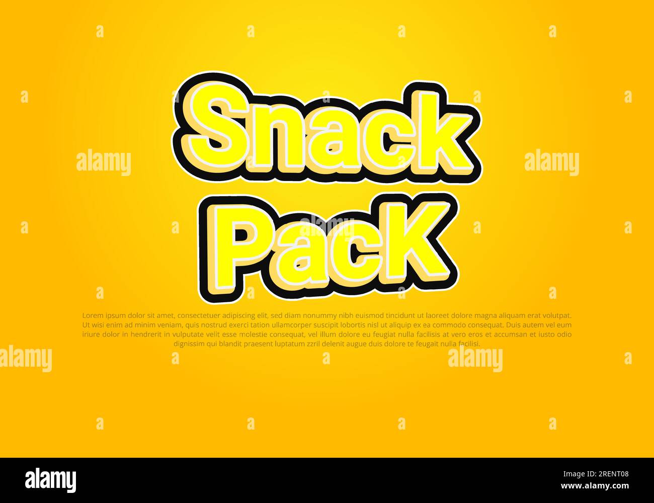 Crunchy text effect template with 3d bold style use for logo Pro Vector ...