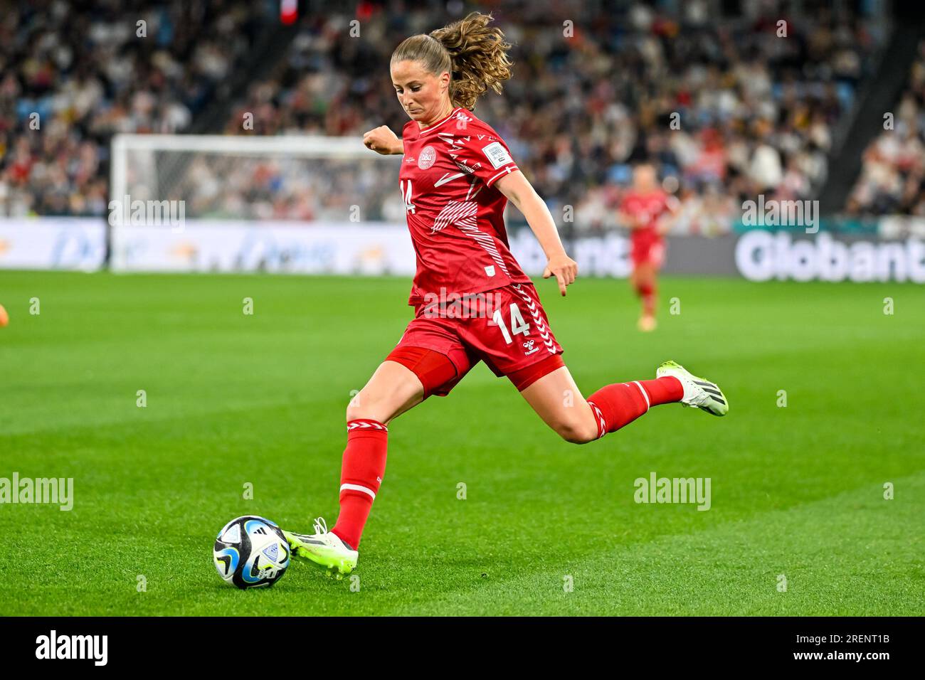 Sydney, NSW, Australia, Nicoline Sorensen (14 Denmark) FIFA Women's ...