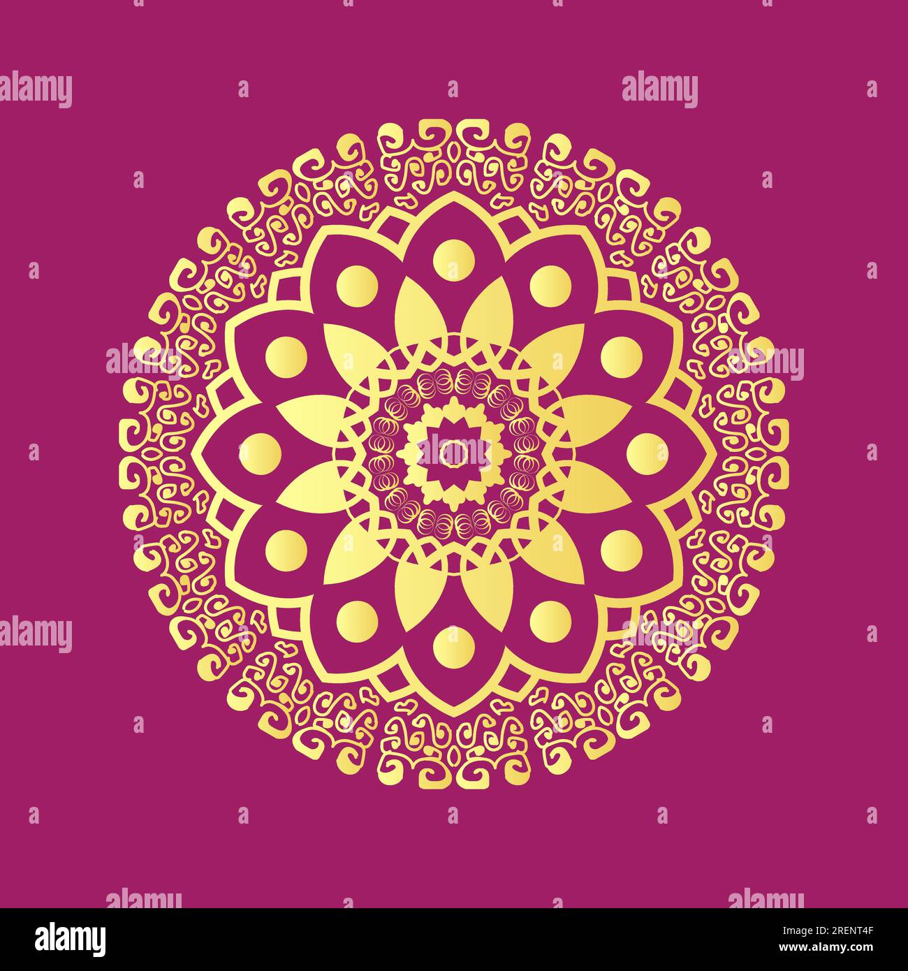 Indian mandal border Stock Vector Images - Alamy