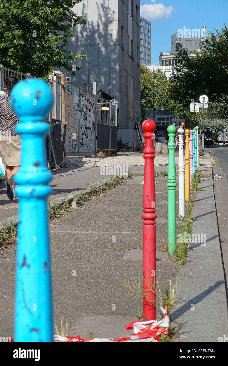 Paris, Poller // Paris, Bollard Stock Photo - Alamy