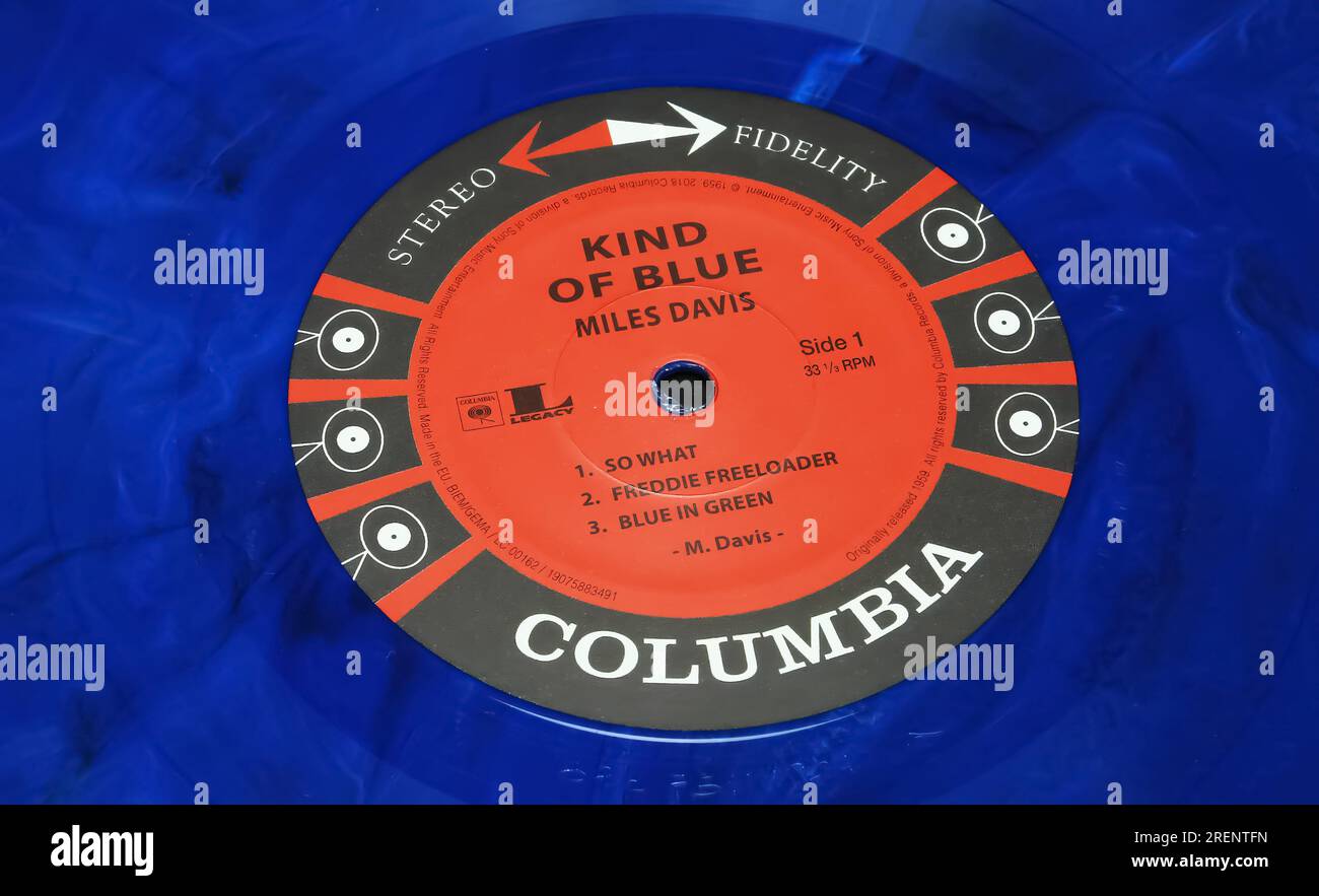 Viersen, Germany - June 9. 2023: Closeup of jazz musician Miles Davis ...