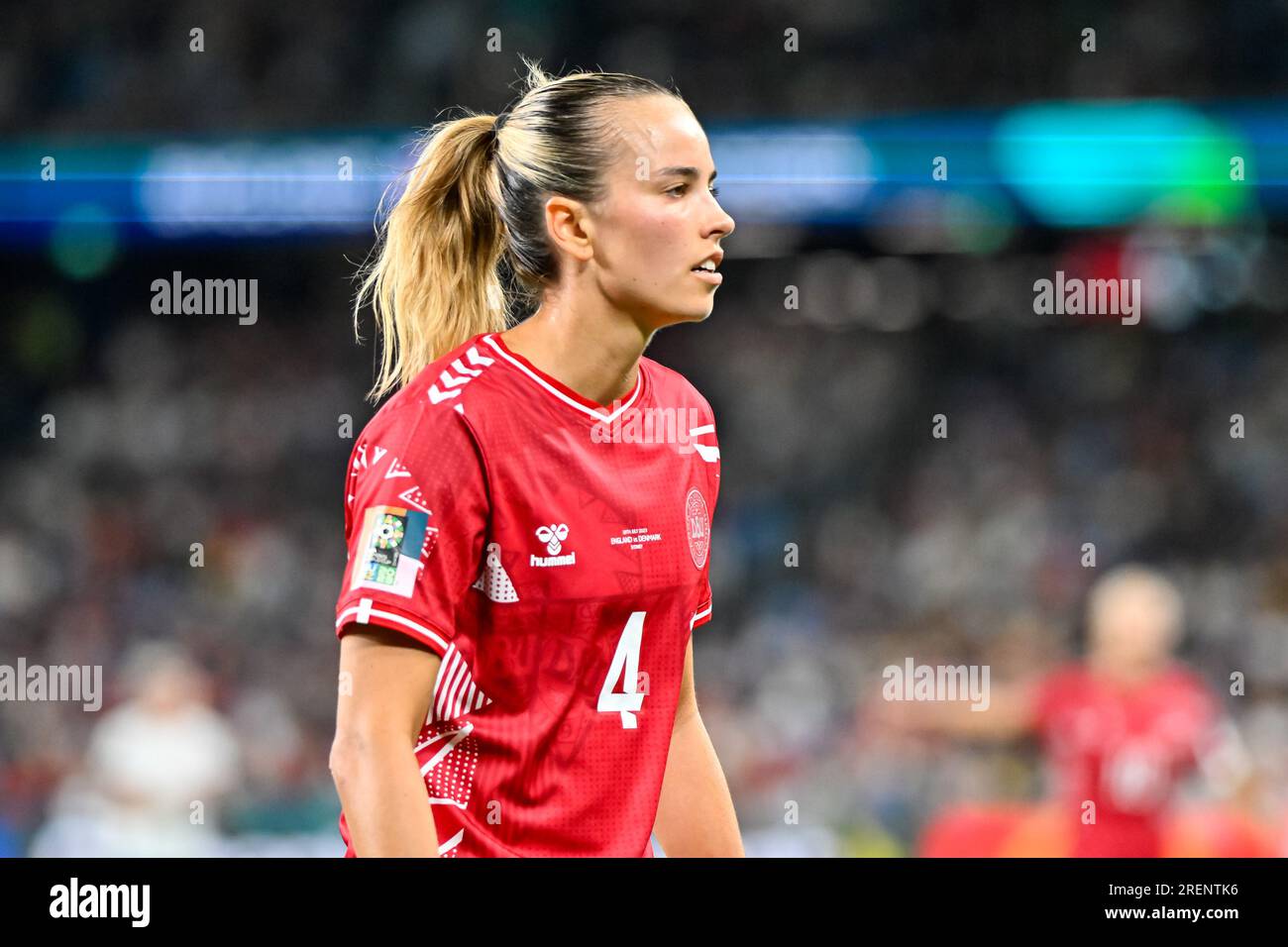 Sydney, NSW, Australia, Rikke Sevecke (4 Denmark) FIFA Women's World ...