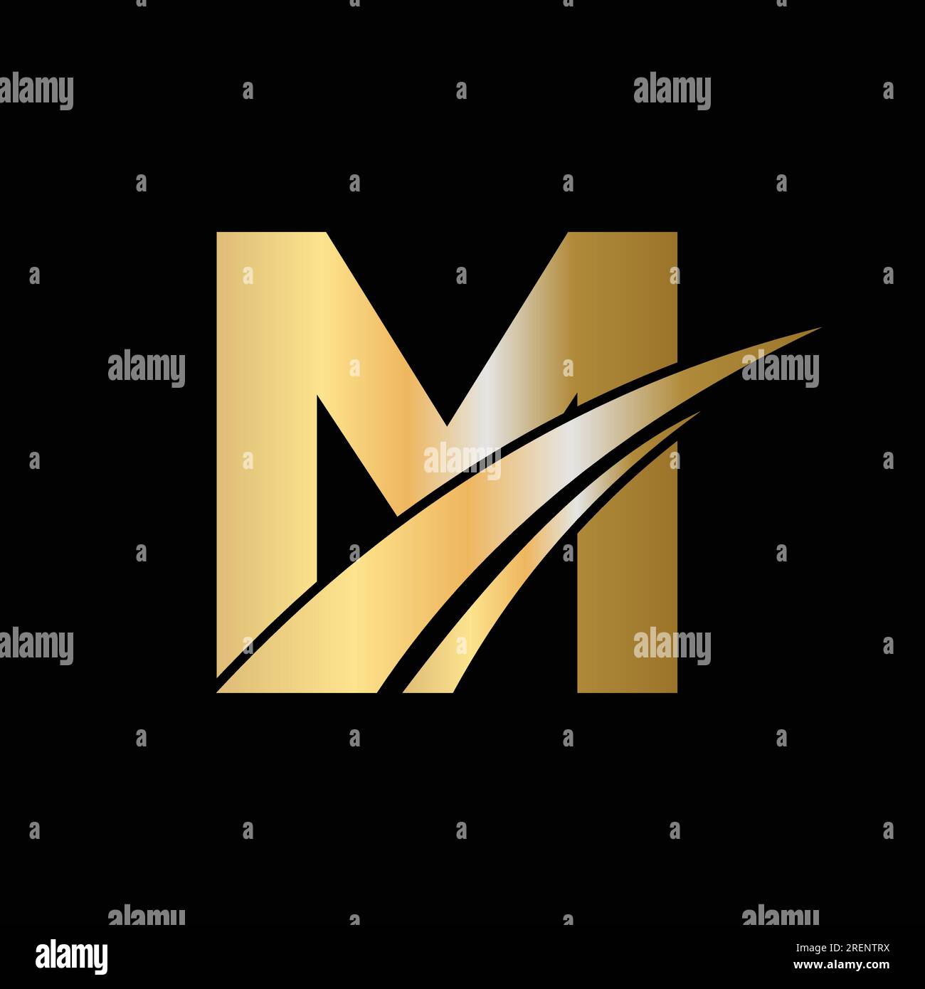 Initial M Letter Logo Design Symbol. Letter M Logotype Sign Template ...