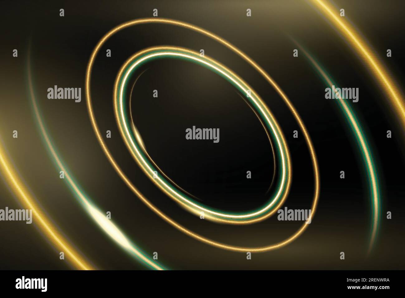 Circle lines neon light background. Vector illustration Stock Vector ...