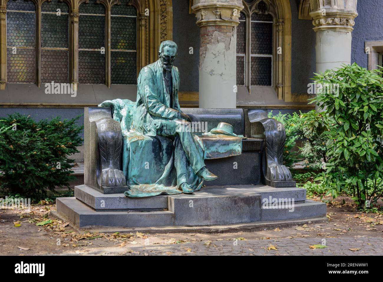 Budapest, Stadtwäldchen Varosliget, Sándor Károlyi de Nagykároly Szobor ...