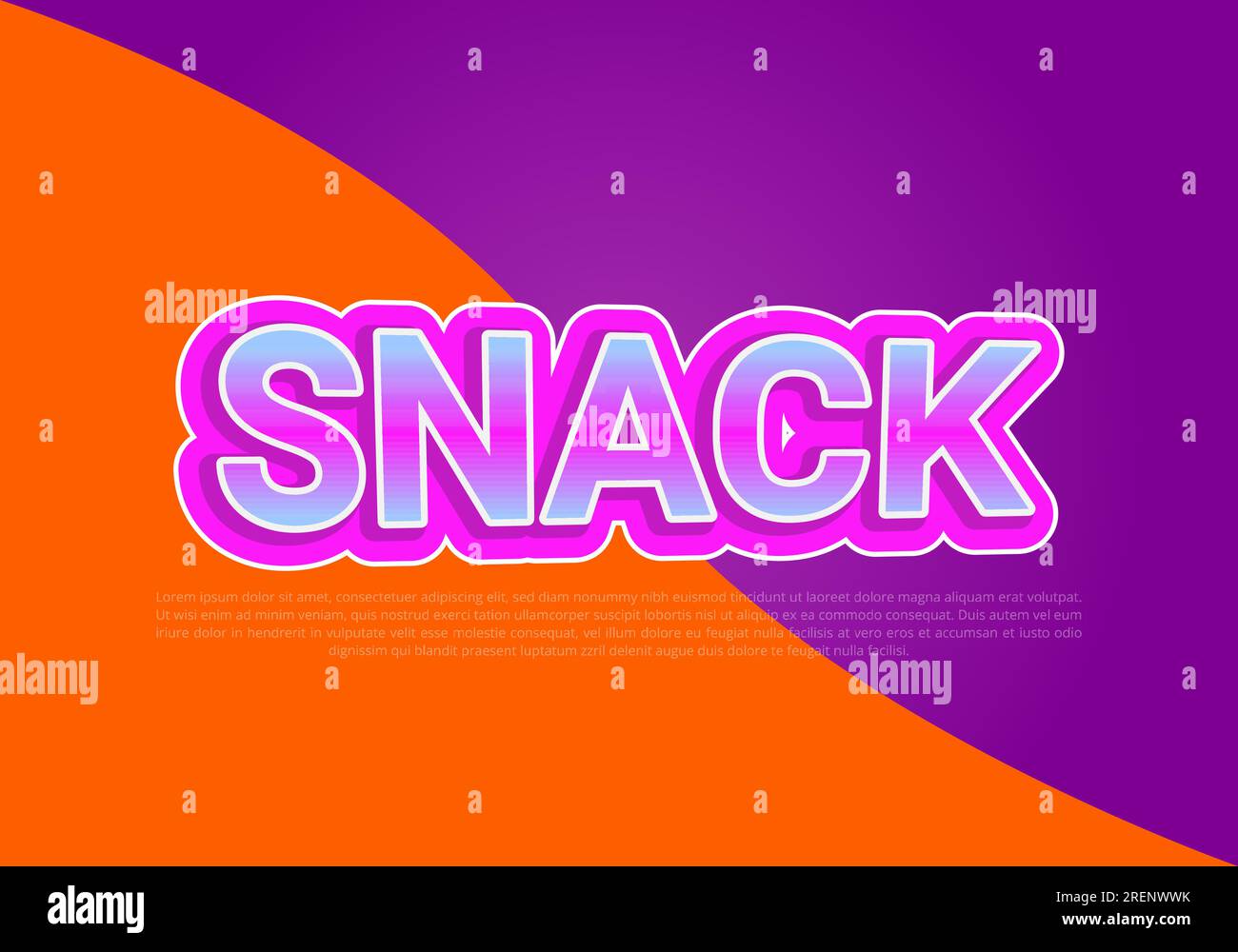 Crunchy text effect template with 3d bold style use for logo Pro Vector ...