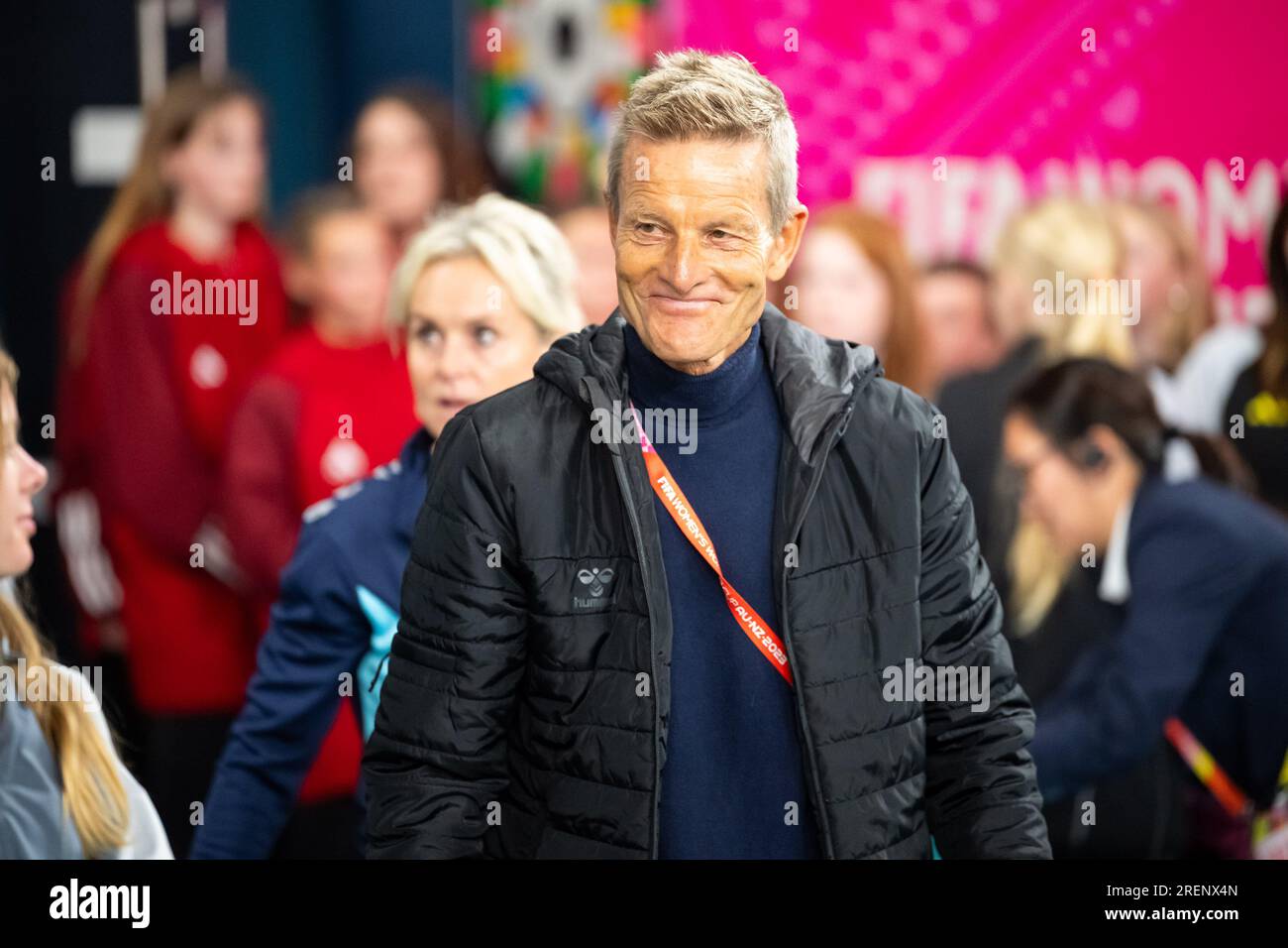 Sydney, NSW, Australia, Denmark manager Lars Sondergaard FIFA Women's ...