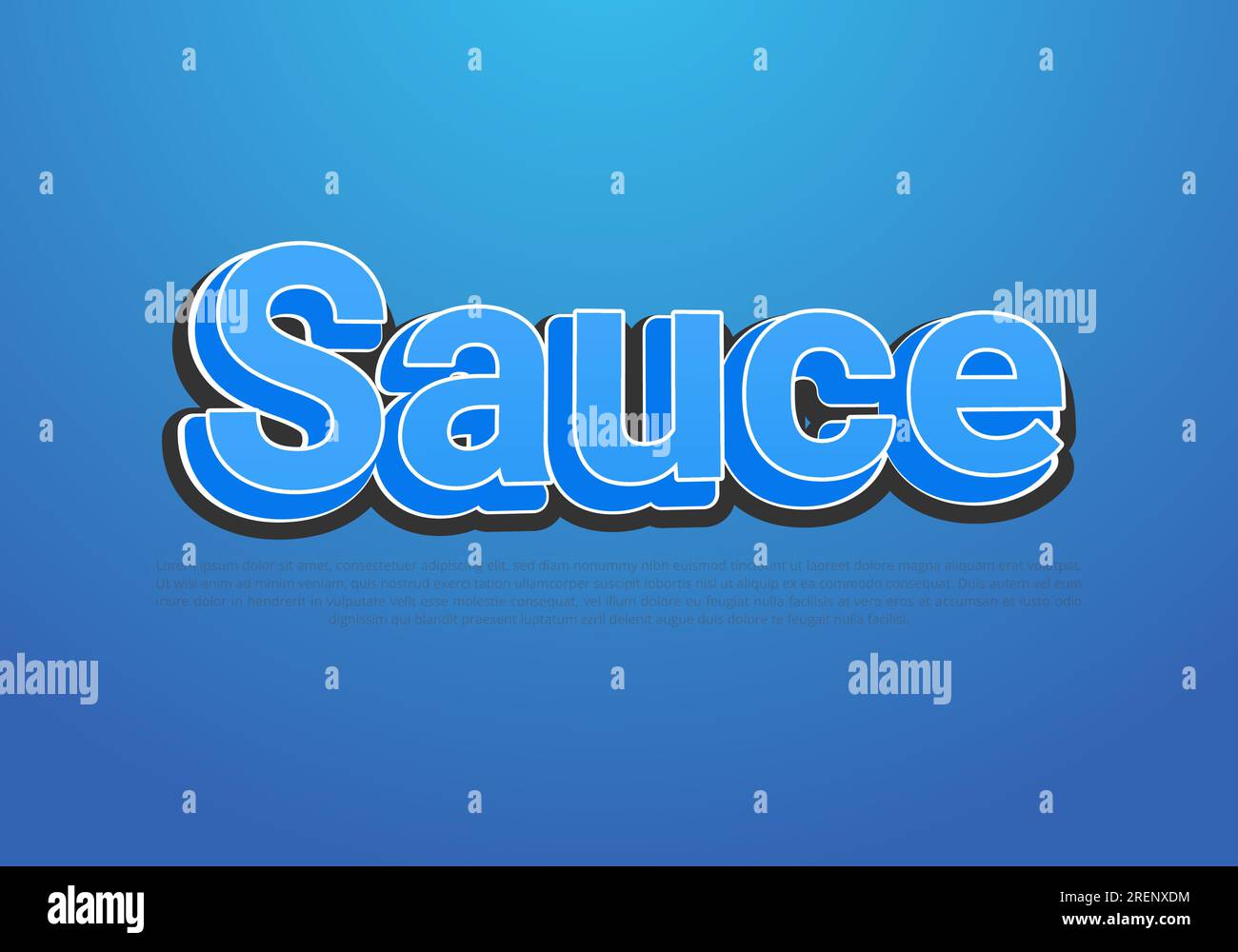 Crunchy text effect template with 3d bold style use for logo Pro Vector ...