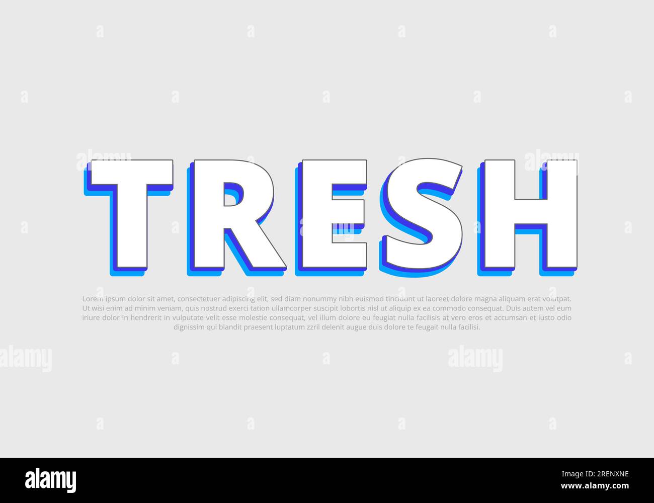 Crunchy text effect template with 3d bold style use for logo Pro Vector ...