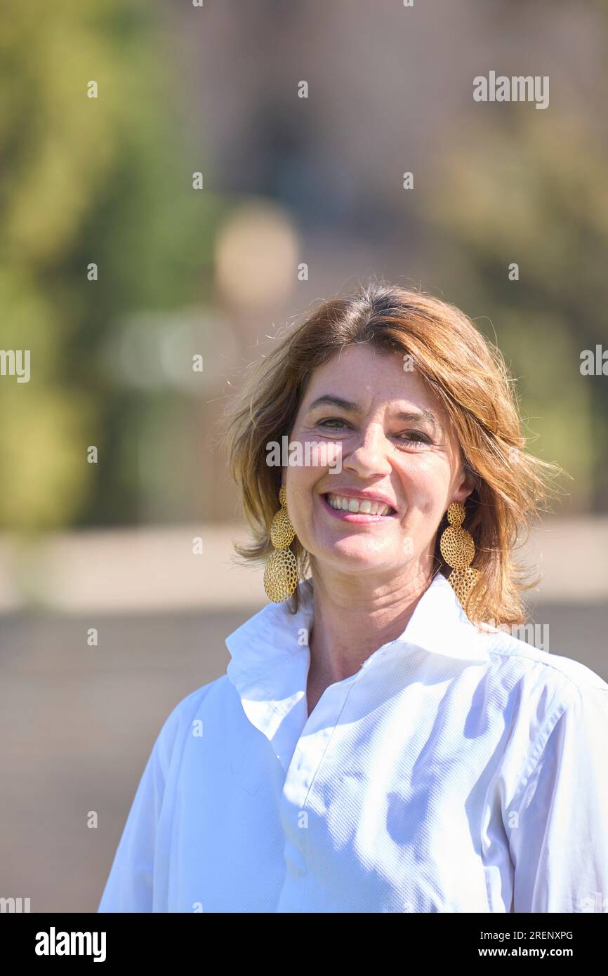 Palma. Spain. 20230729, Irene Jacob attends Master of Cinema photocall ...