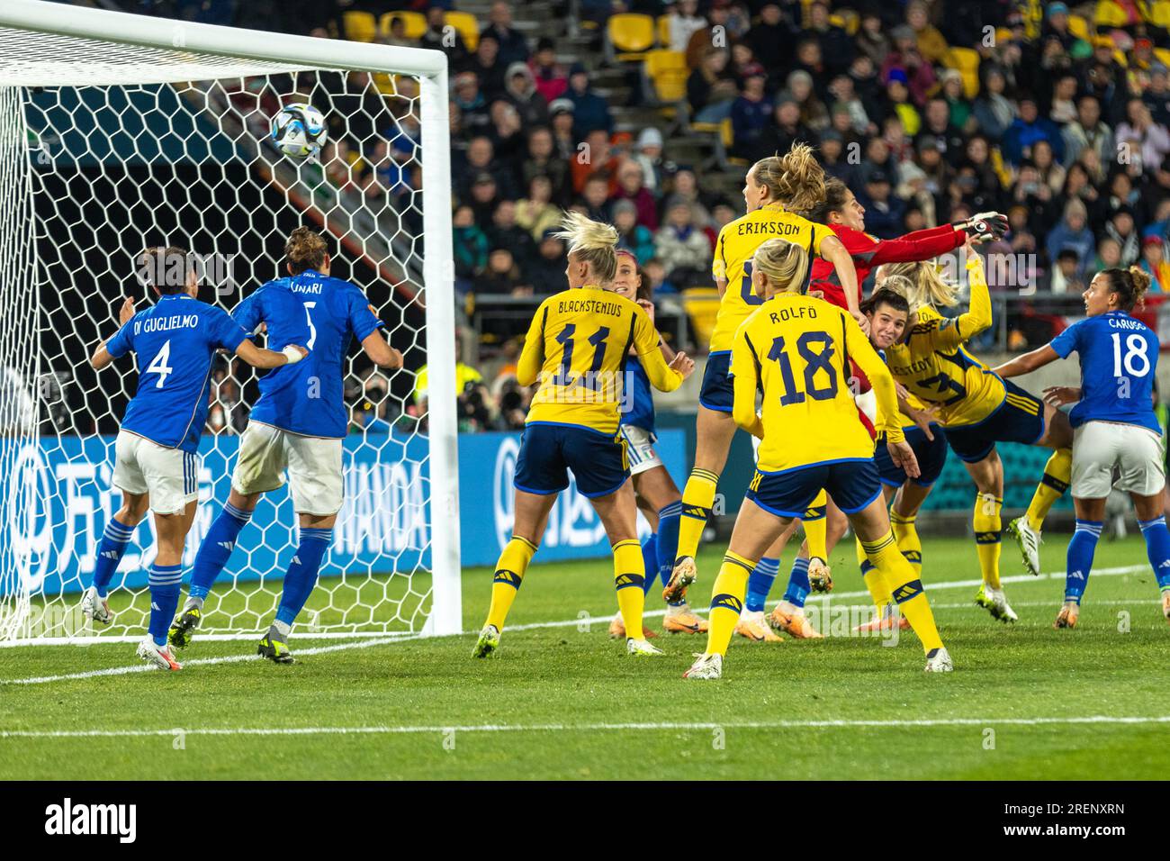 Wellington, New Zealand. 27th July, 2023. Amanda Ilestedt (13, Sweden ...