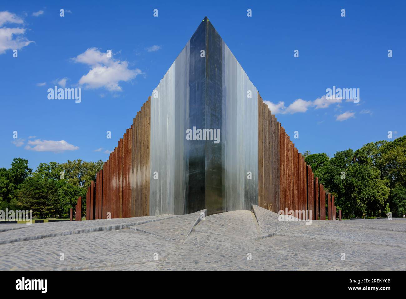 Budapest, Stadtwäldchen Varosliget, Denkmal für den Ungarnaufstand von ...