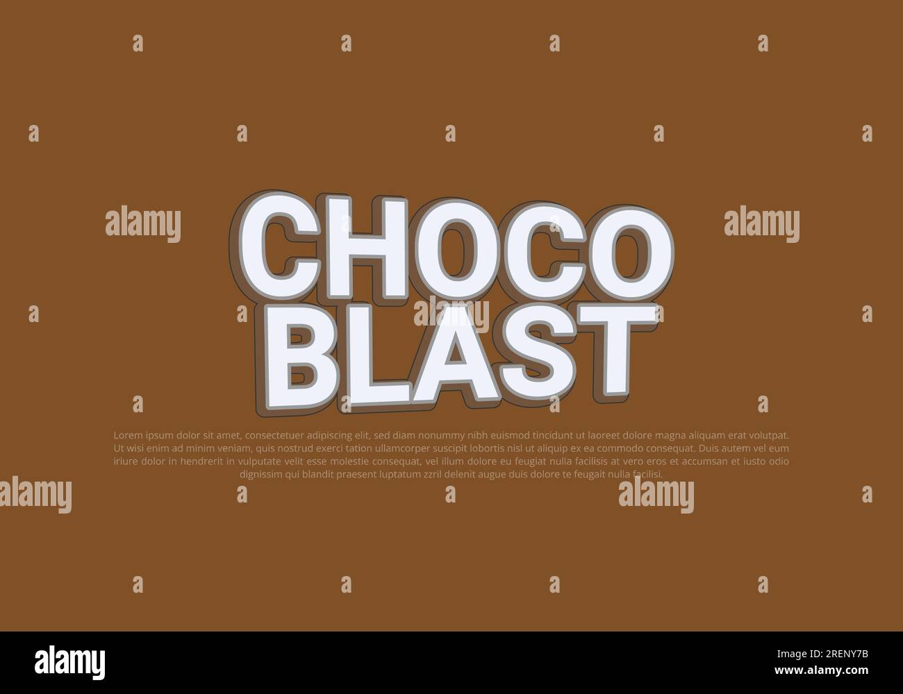 Crunchy text effect template with 3d bold style use for logo Pro Vector ...