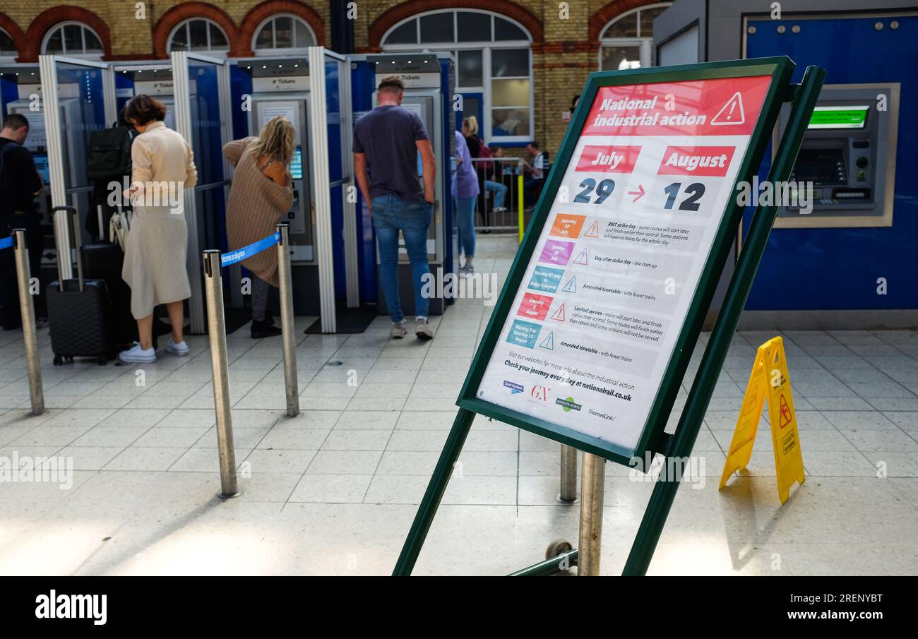 Train strike uk summer hi-res stock photography and images - Alamy