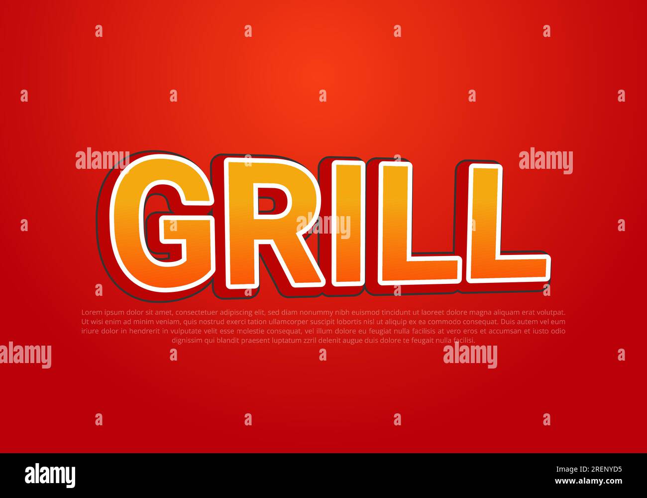 Crunchy text effect template with 3d bold style use for logo Pro Vector ...