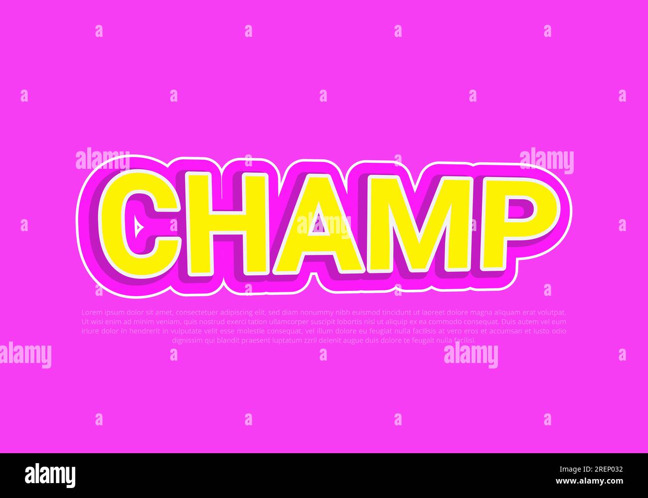 Crunchy text effect template with 3d bold style use for logo Pro Vector ...