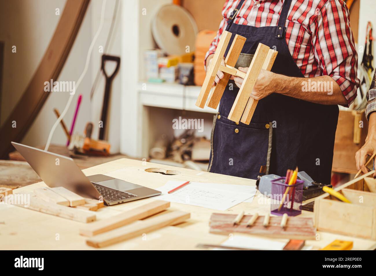 Carpenter work chair hi-res stock photography and images - Alamy