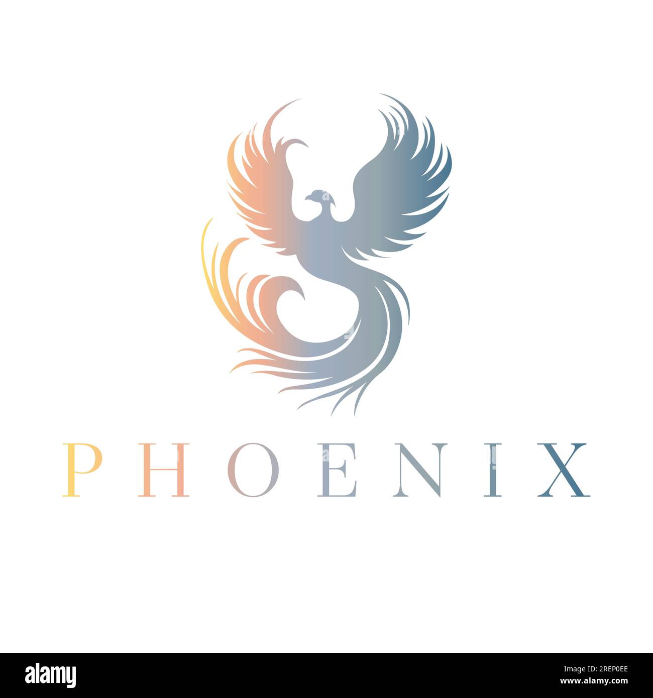 Legendary phoenix bird Stock Vector Images - Alamy