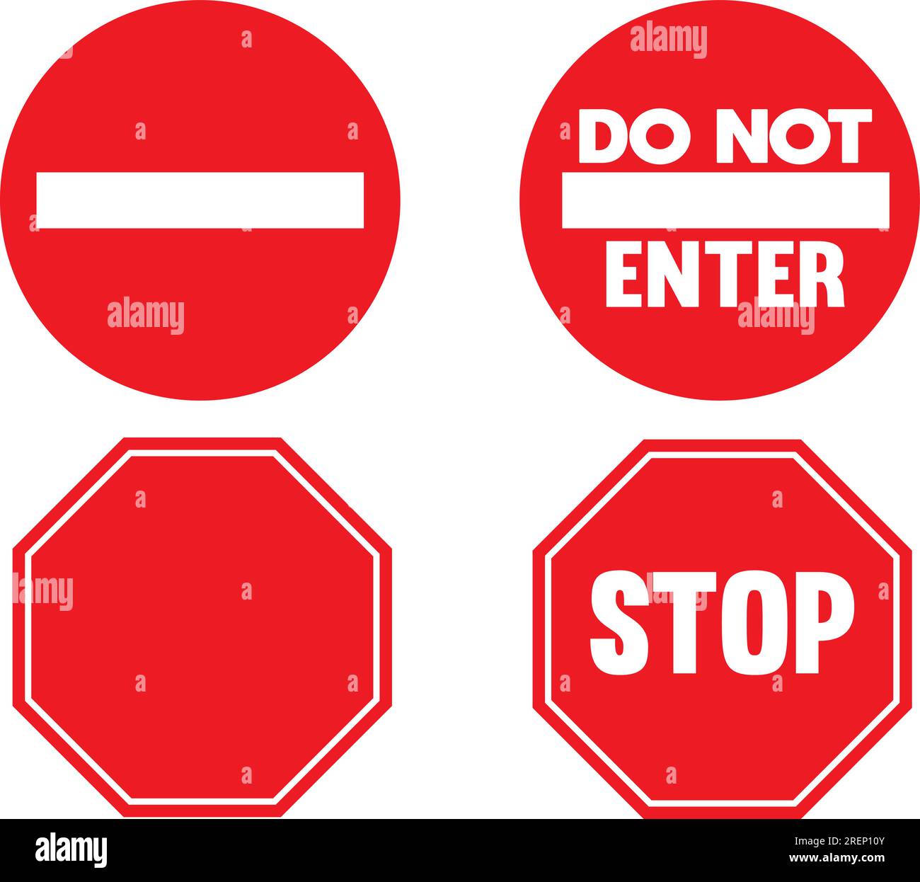 Do no enter Stock Vector Images - Alamy
