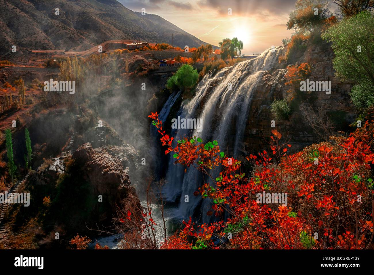 Tortum waterfall is the largest waterfall and it is one of the most ...