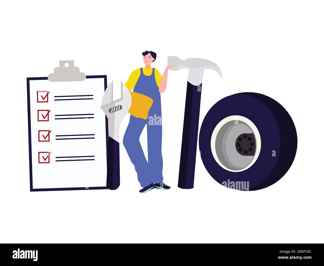 Mechanical workshop Cut Out Stock Images & Pictures - Alamy