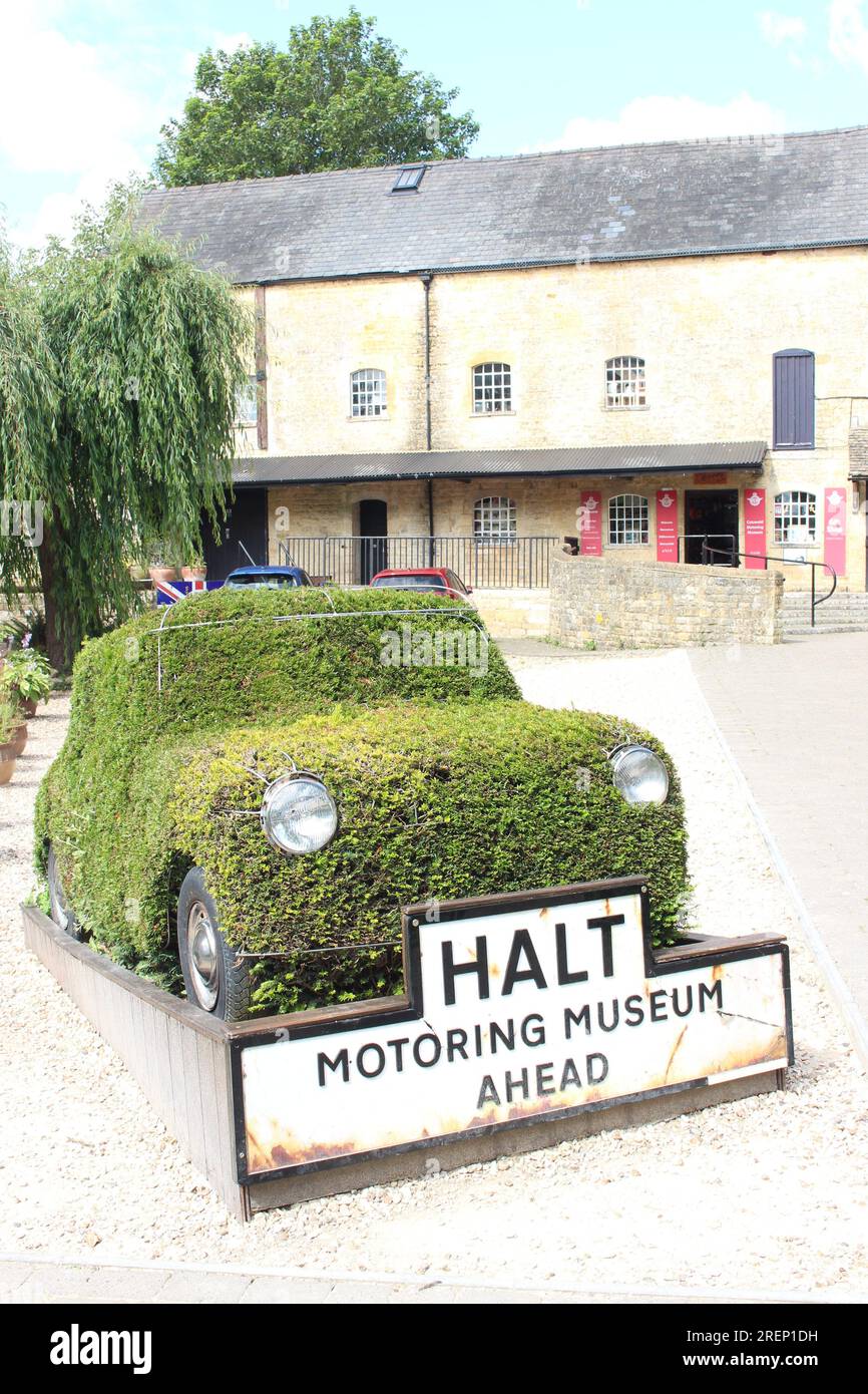 A photograph of the entrance to the Motoring Museum in Bourton-on-the ...