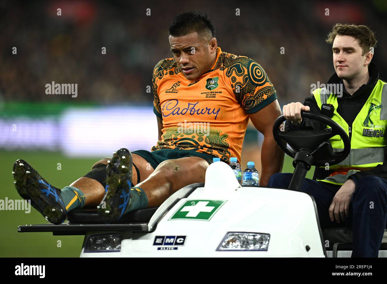 Melbourne, Australia. 29th July, 2023. Allan Alaalatoa of Australia ...