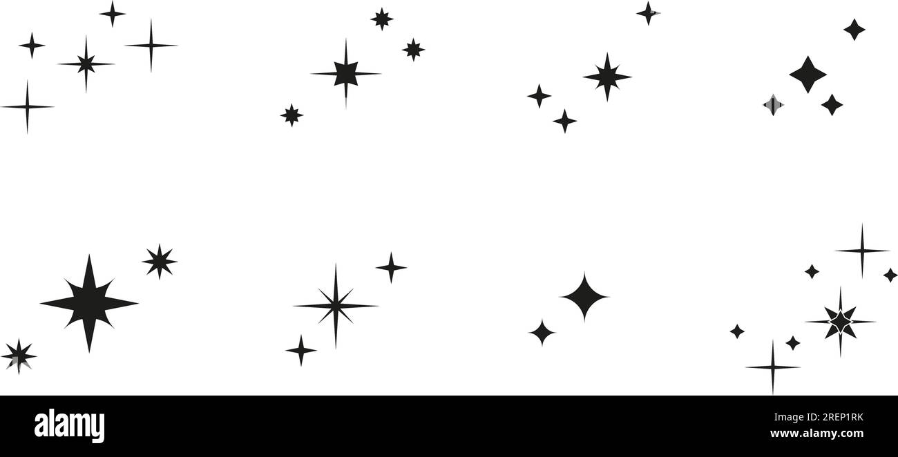 aesthetic y2k star elements compositions set Stock Vector Image & Art ...