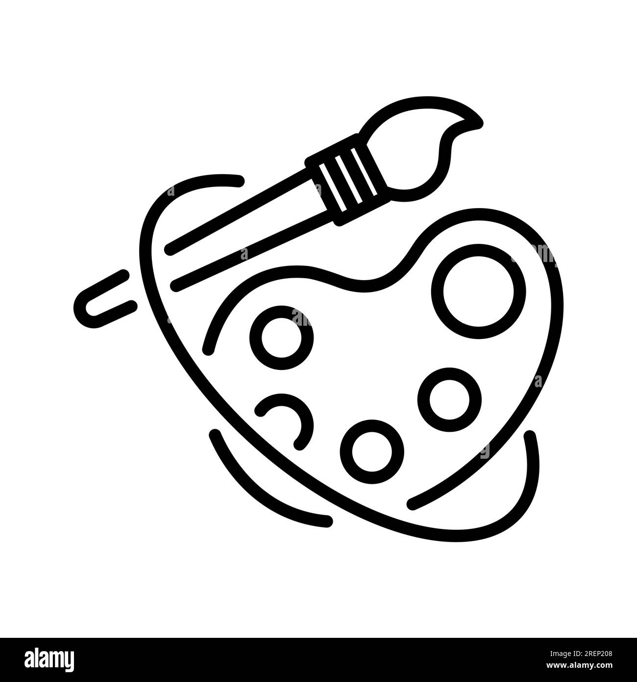 Silhouette painter tools hi-res stock photography and images - Alamy