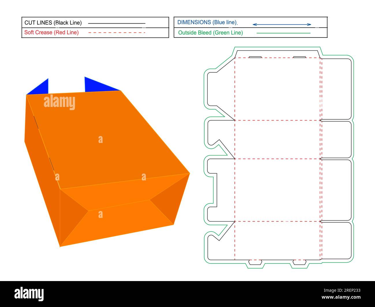 Square Box Template No Glue