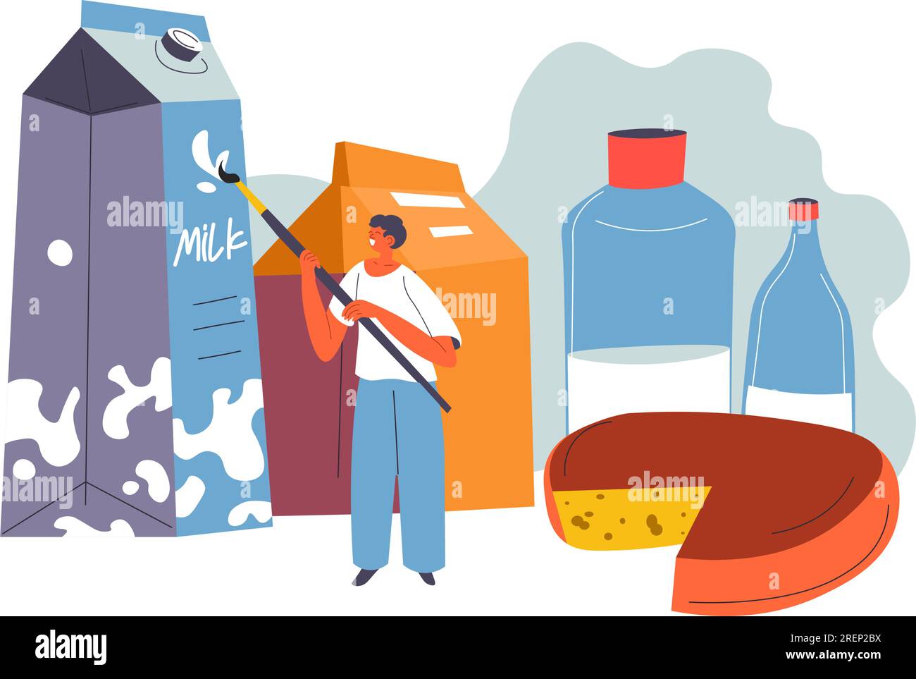 Cheddar cheese packaging Stock Vector Images - Alamy
