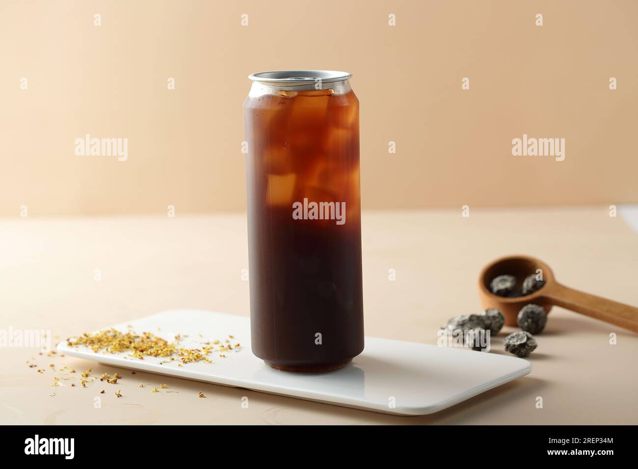 A large bottle of sour plum juice，Suanmeitang，sour prune drink, jar ...
