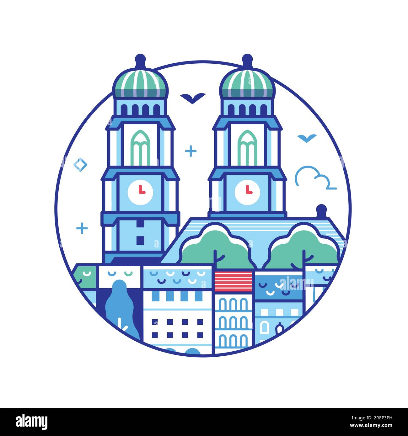 Munich historic Stock Vector Images - Alamy