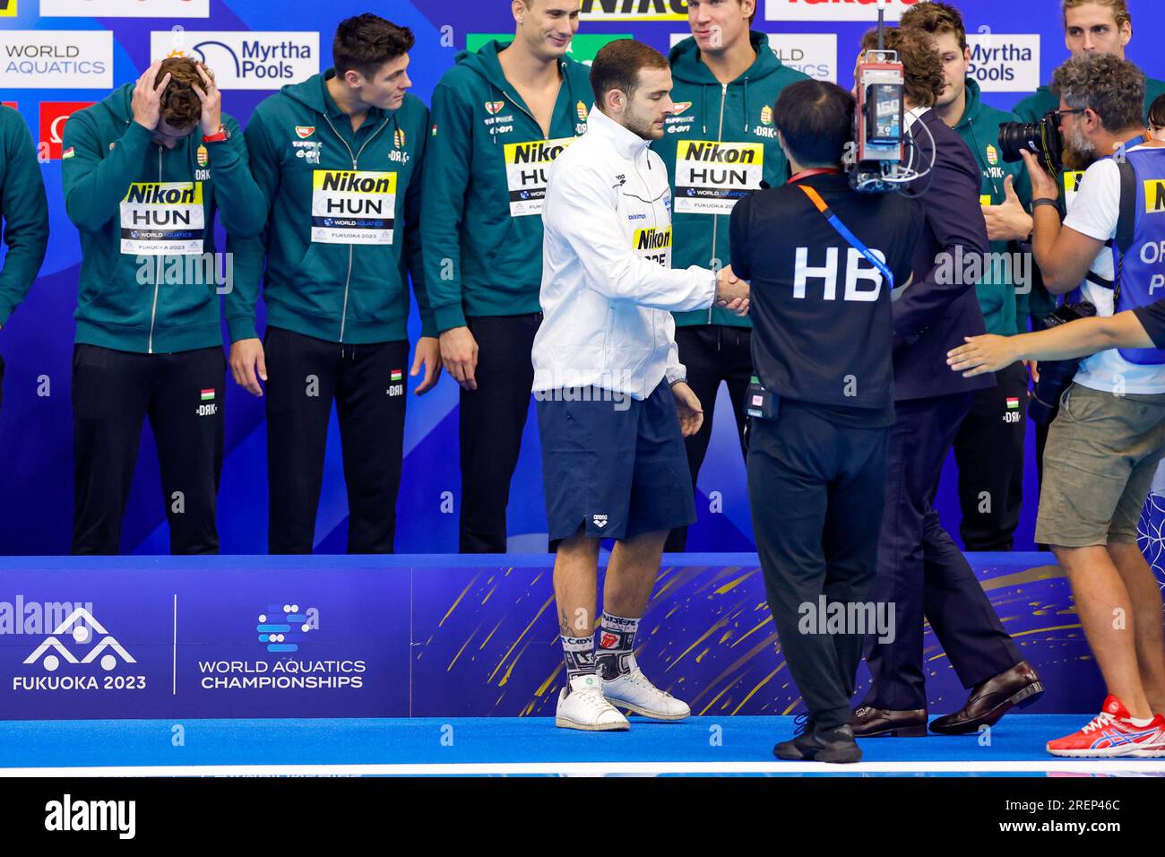 Fukuoka, Japan. 29th July, 2023. FUKUOKA, JAPAN - JULY 29: Emmanouil ...