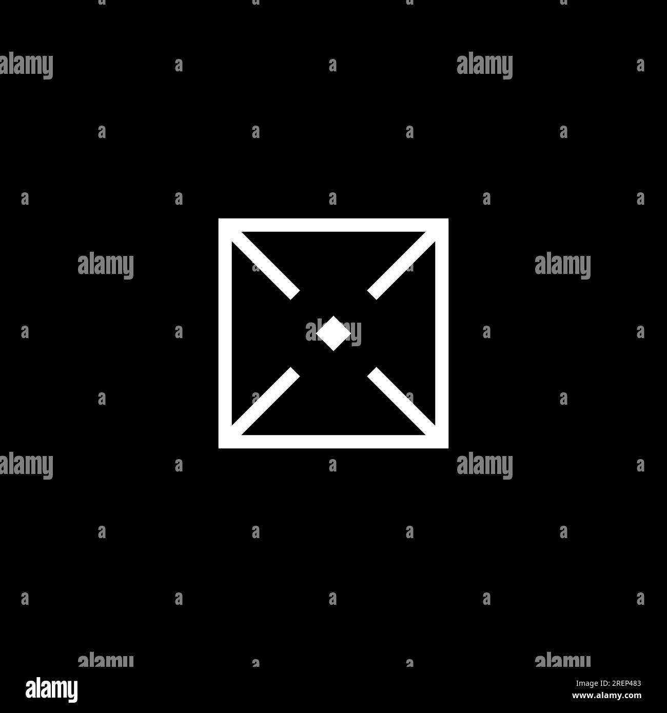 Cyberpunk style rectangle target marker Stock Vector Image & Art - Alamy