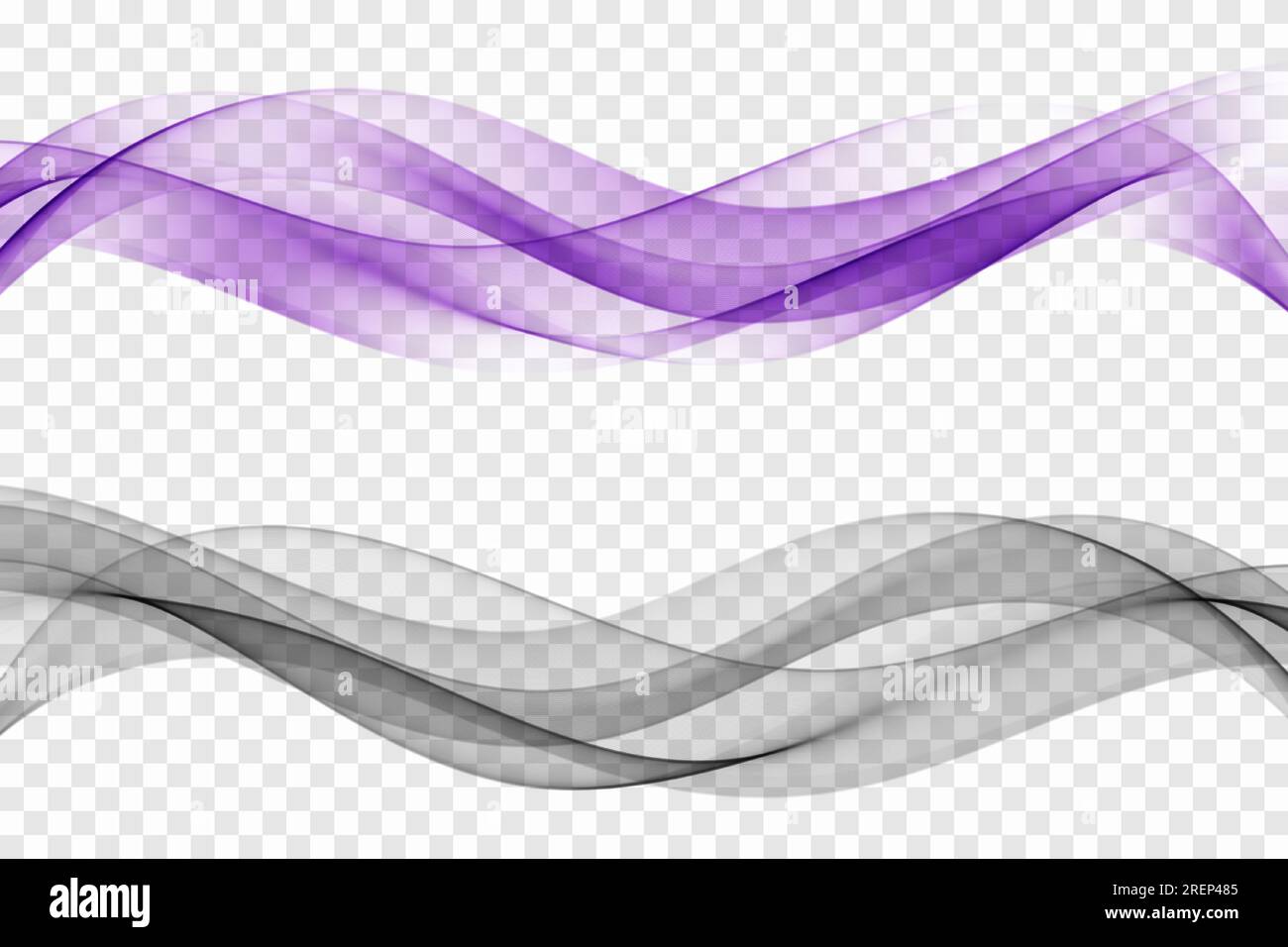 Color flow of wavy lines, abstract waves background. Vector waves set ...