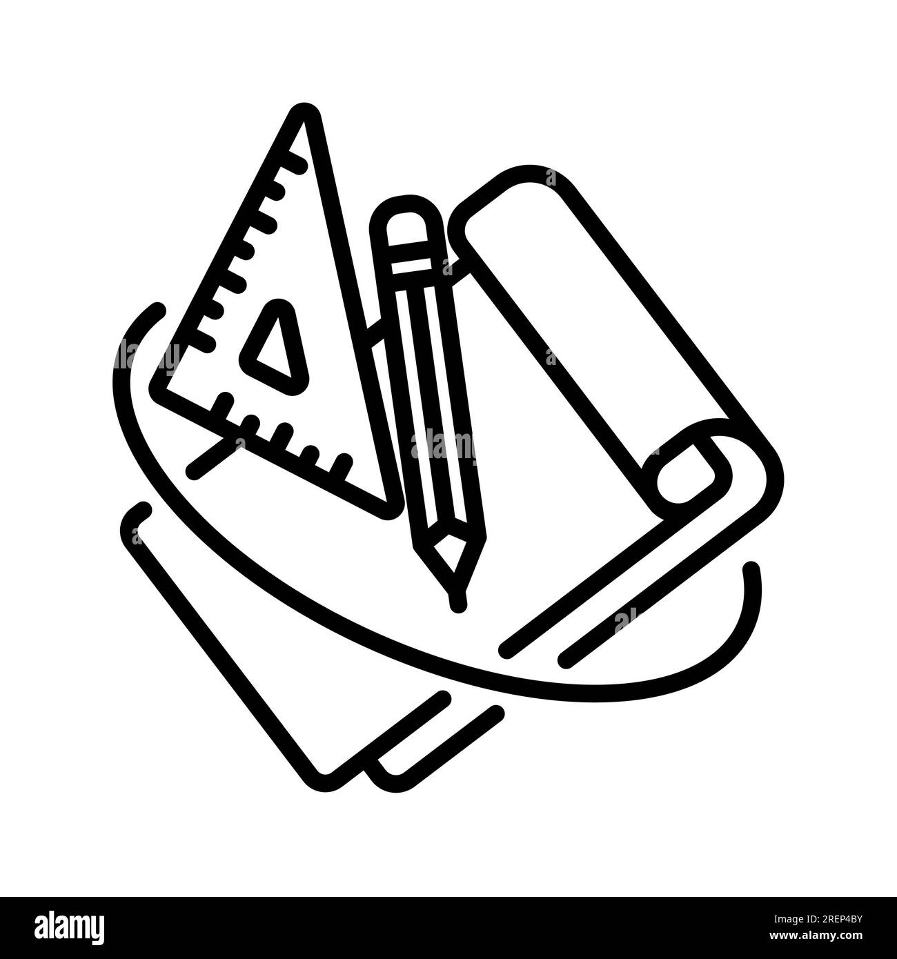 Art tools in artist Stock Vector Images - Alamy