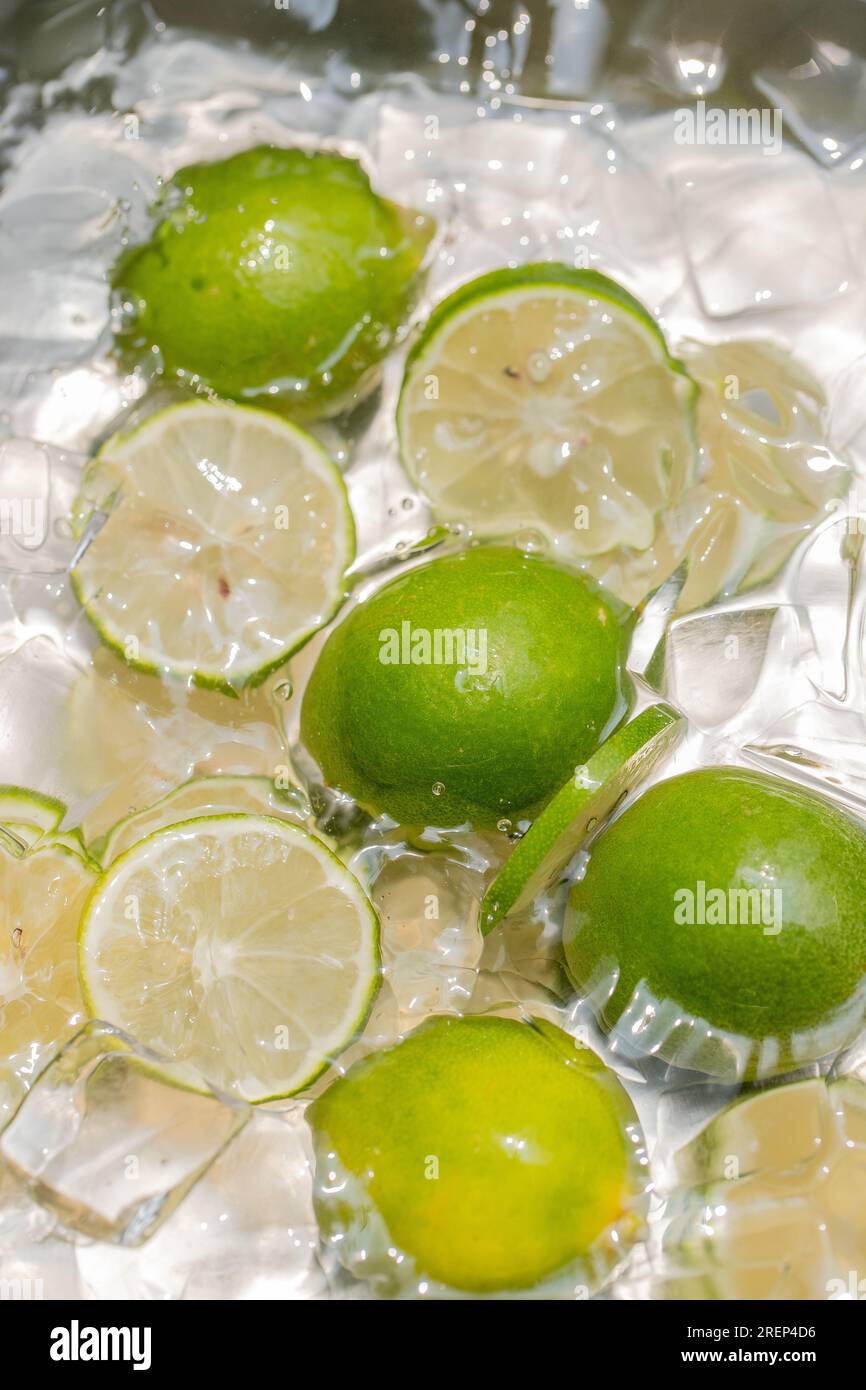 Whole sliced lemon slices hi-res stock photography and images - Alamy