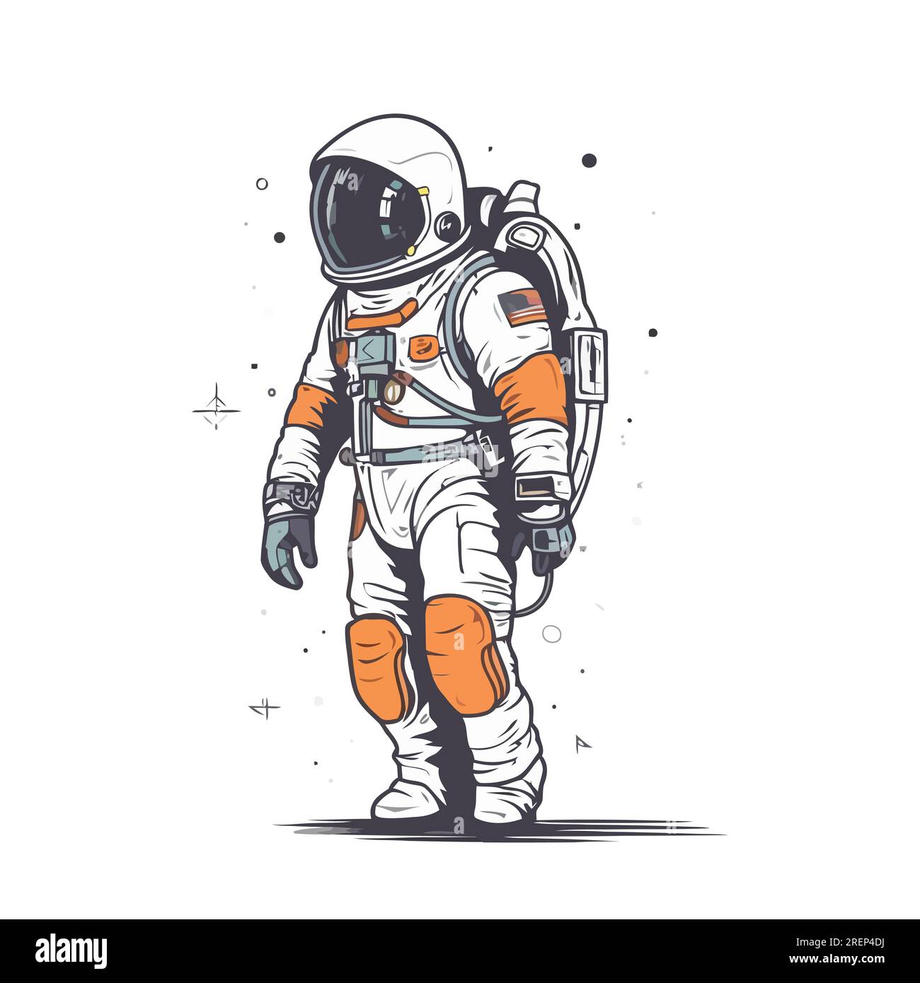 Astronaut Suit Drawing