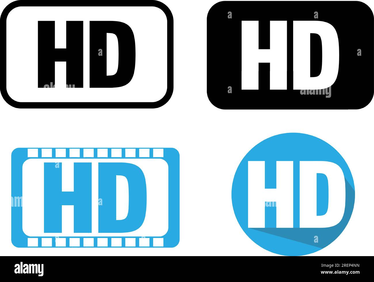 stock vector hd icon Stock Vector Image & Art - Alamy stock vector hd icon Stock Vector Image & Art - Alamy