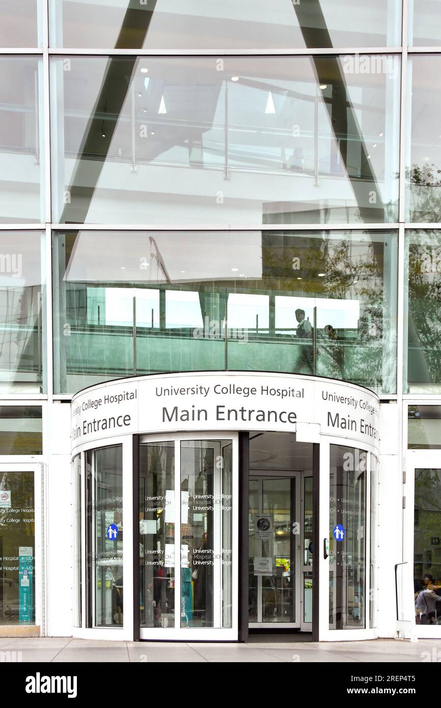 London, England, UK - 28 June 2023: Close up view of the entrance to ...