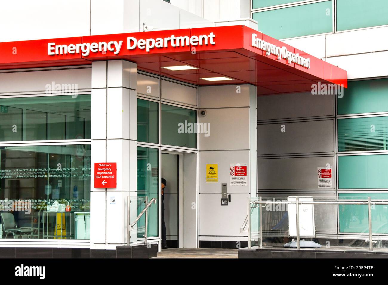 London, England, UK - 28 June 2023: Close up view of the entrance to ...