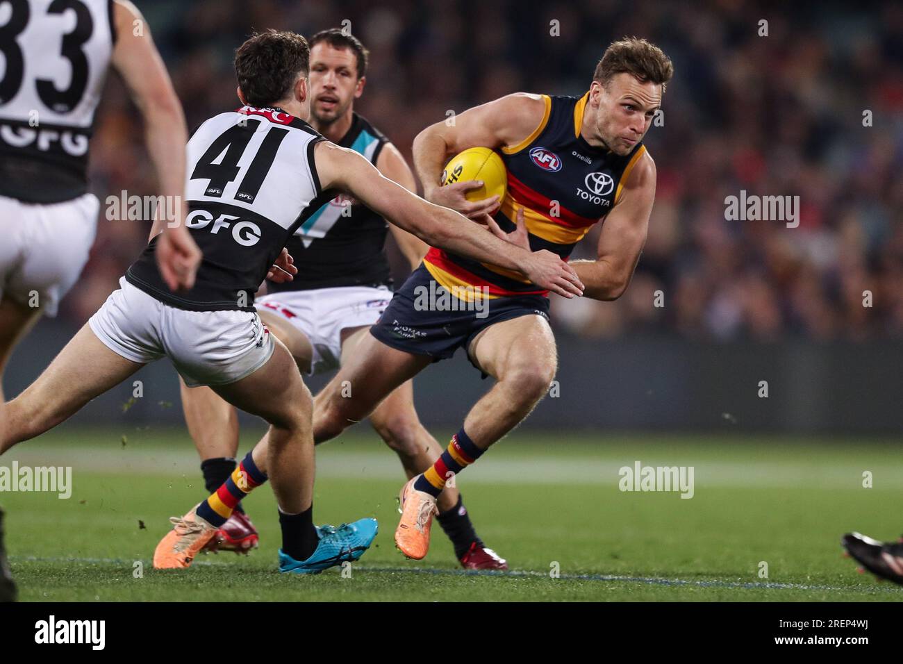 Adelaide, Australia. 29th July, 2023. Brodie Smith of the Crows during ...