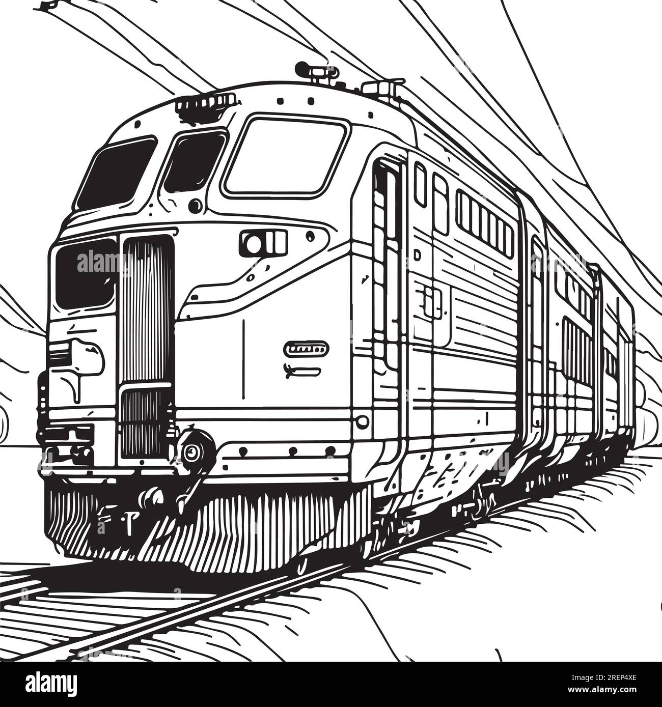 Train Outline Clip Art